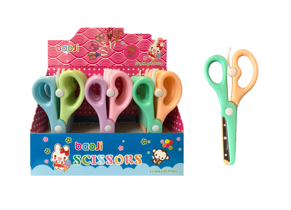 Dual Candy Coloured Paper Scissors 13.5 cm Assorted Colours 7809 (Larg ...